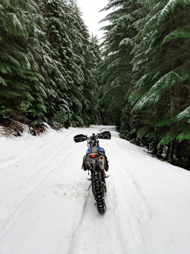 How to Ride a Motorcycle in Snow - MotorbikeGears