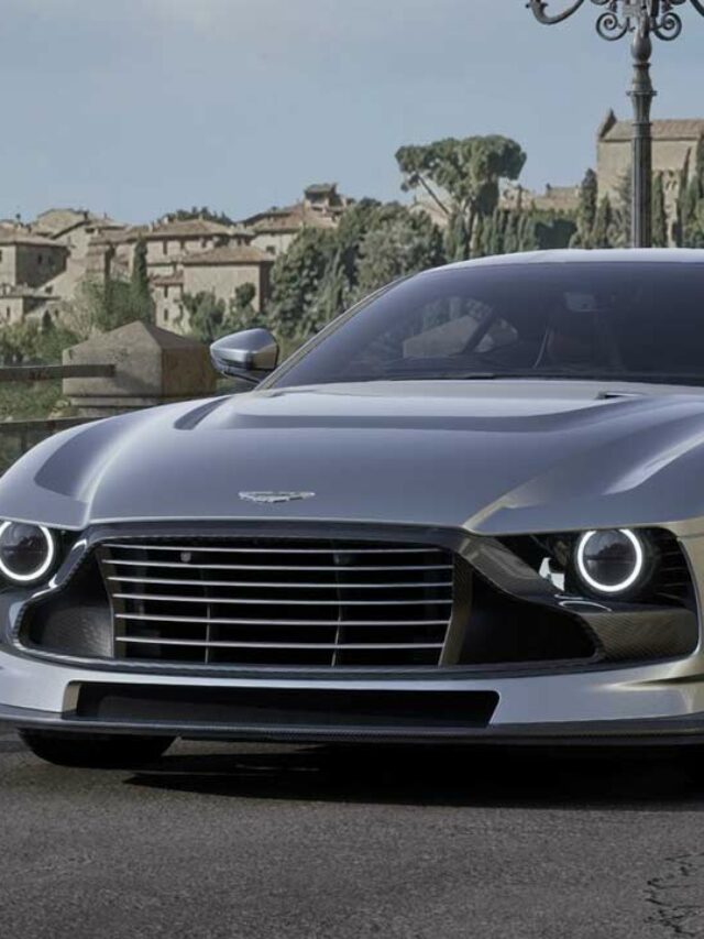 The Aston Martin Valour is a front engined sports car. - MotorbikeGears